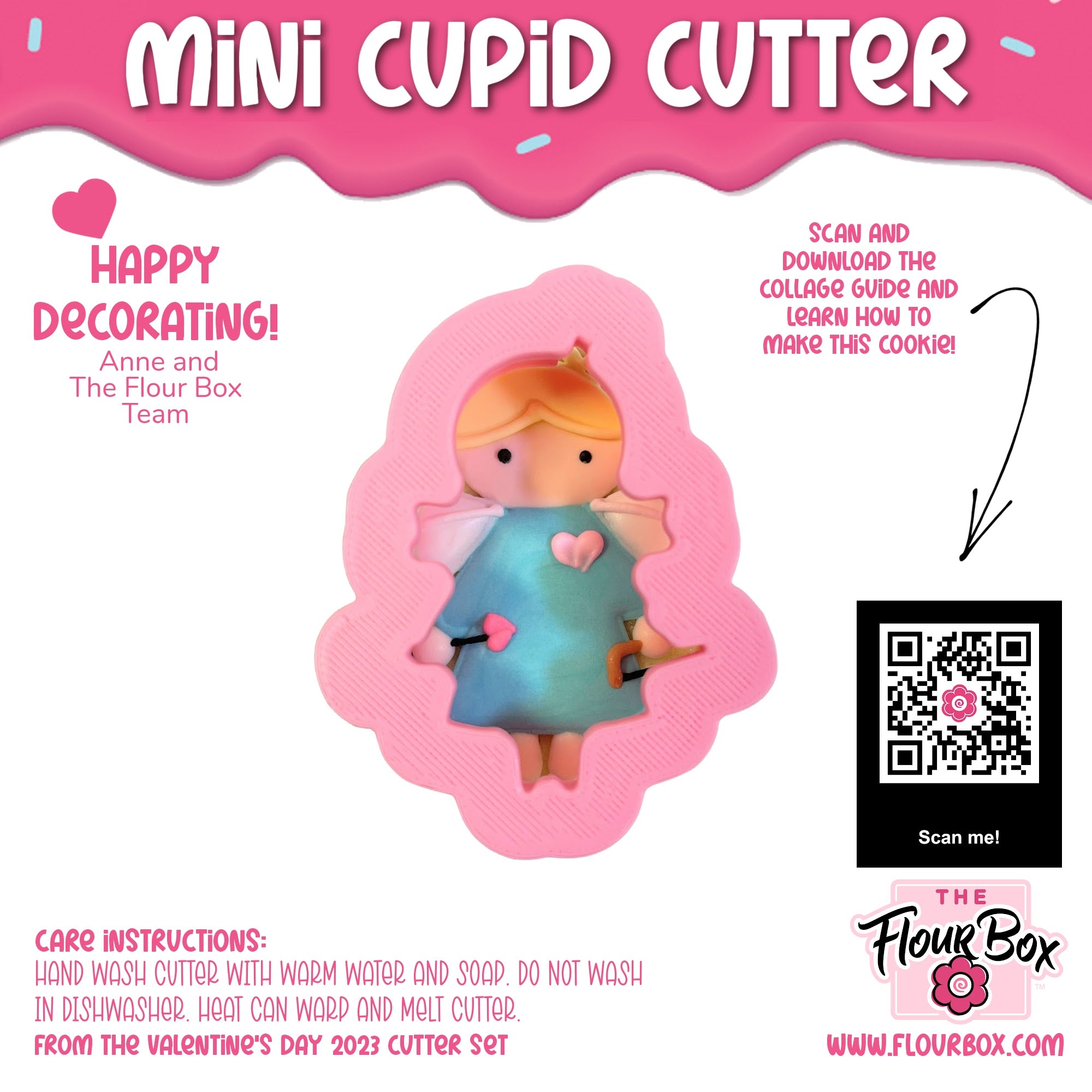 Mini Cupid Cookie Cutter – The Flour Box
