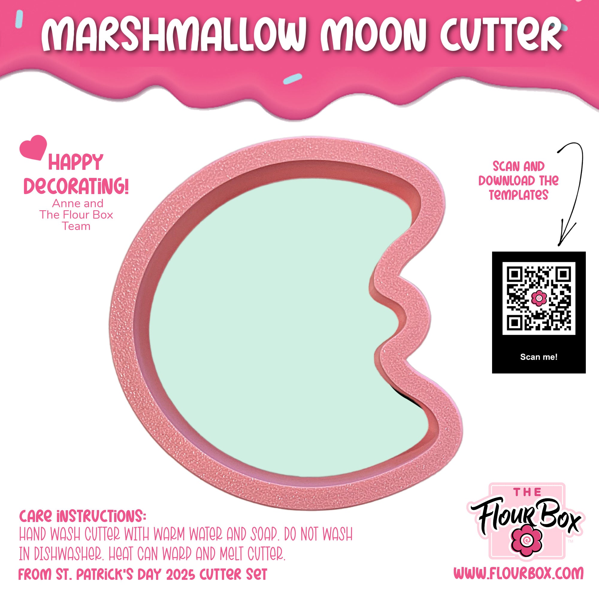 Marshmallow Moon Cookie Cutter – The Flour Box