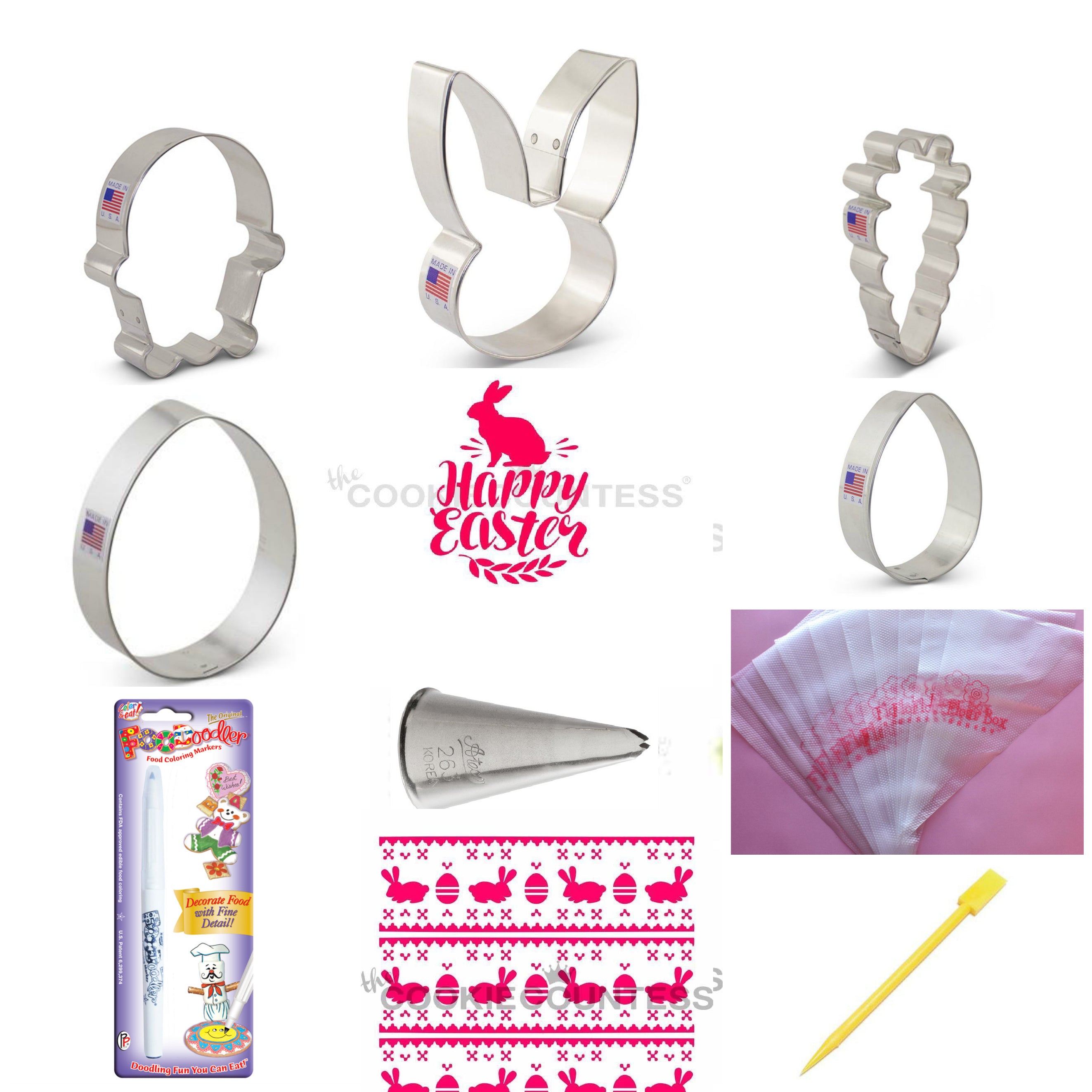 Happy Easter Cookie Decorating Kit – The Flour Box