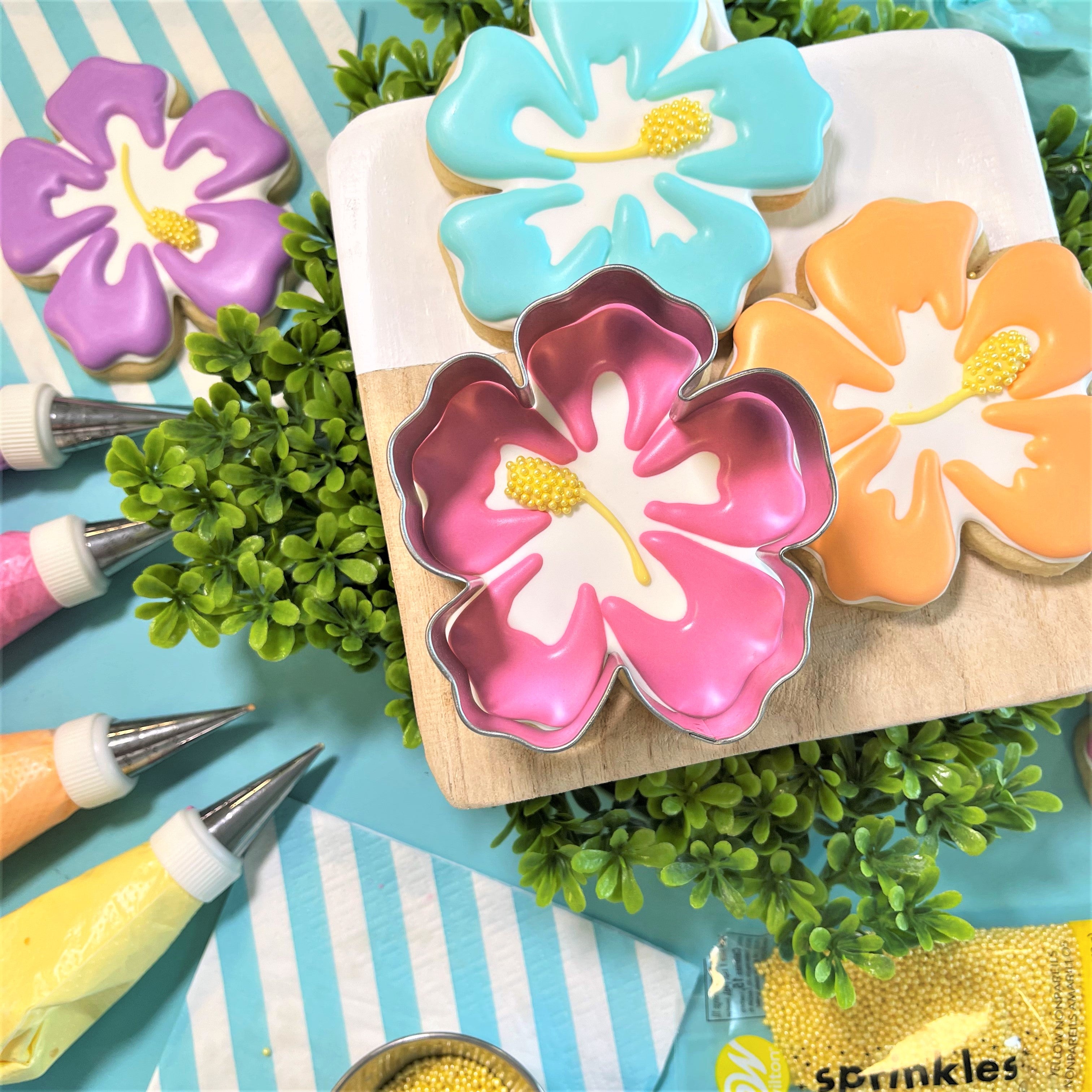 How to Make a Hibiscus Cookie – The Flour Box