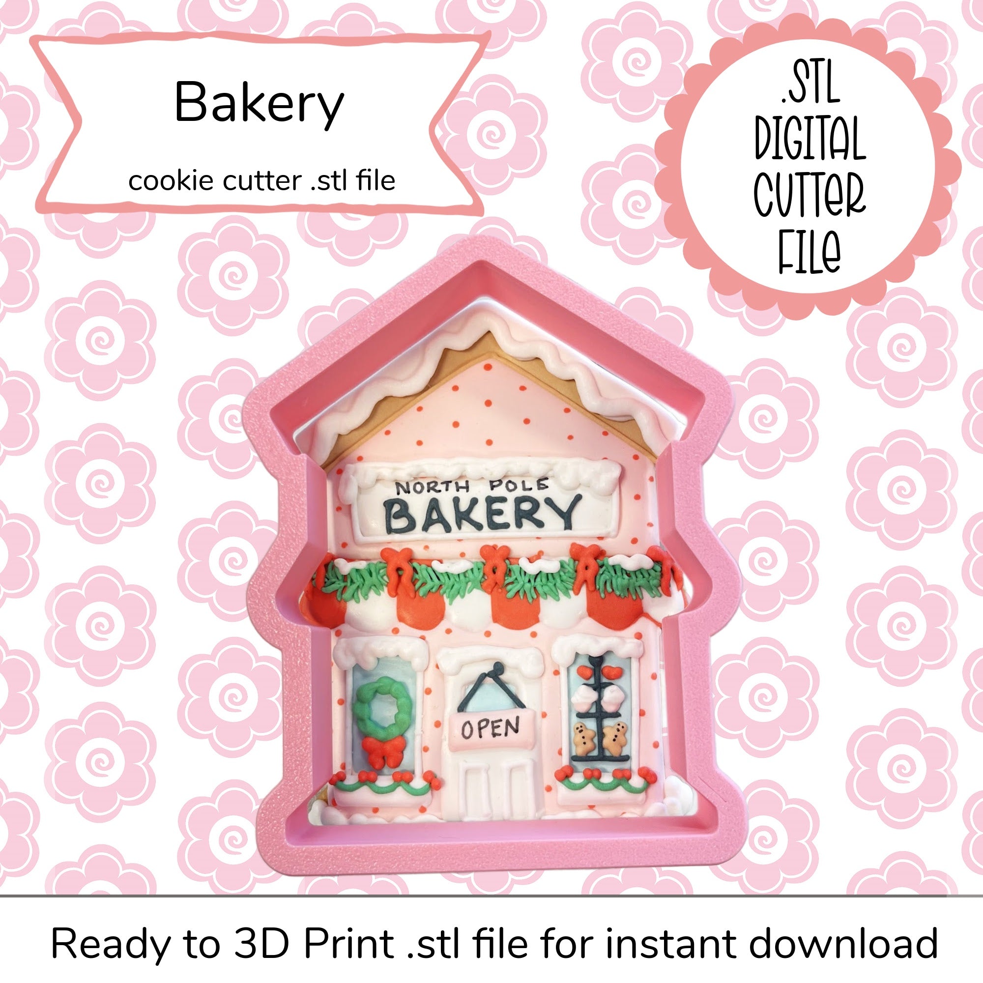 Bakery Cutter STL File (digital file) – The Flour Box