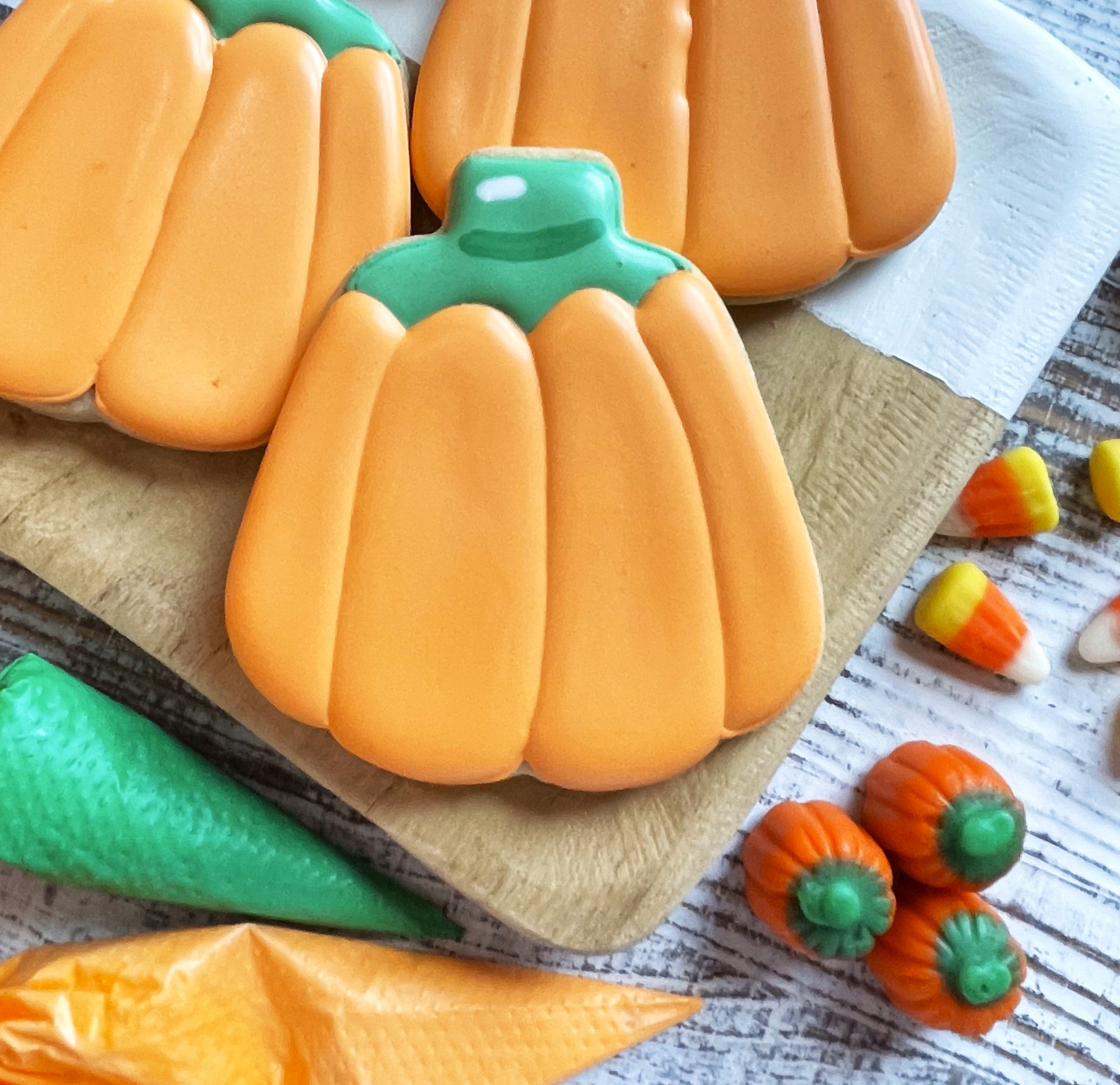 Candy Pumpkin Flour Box Club Cookie Cutter – The Flour Box