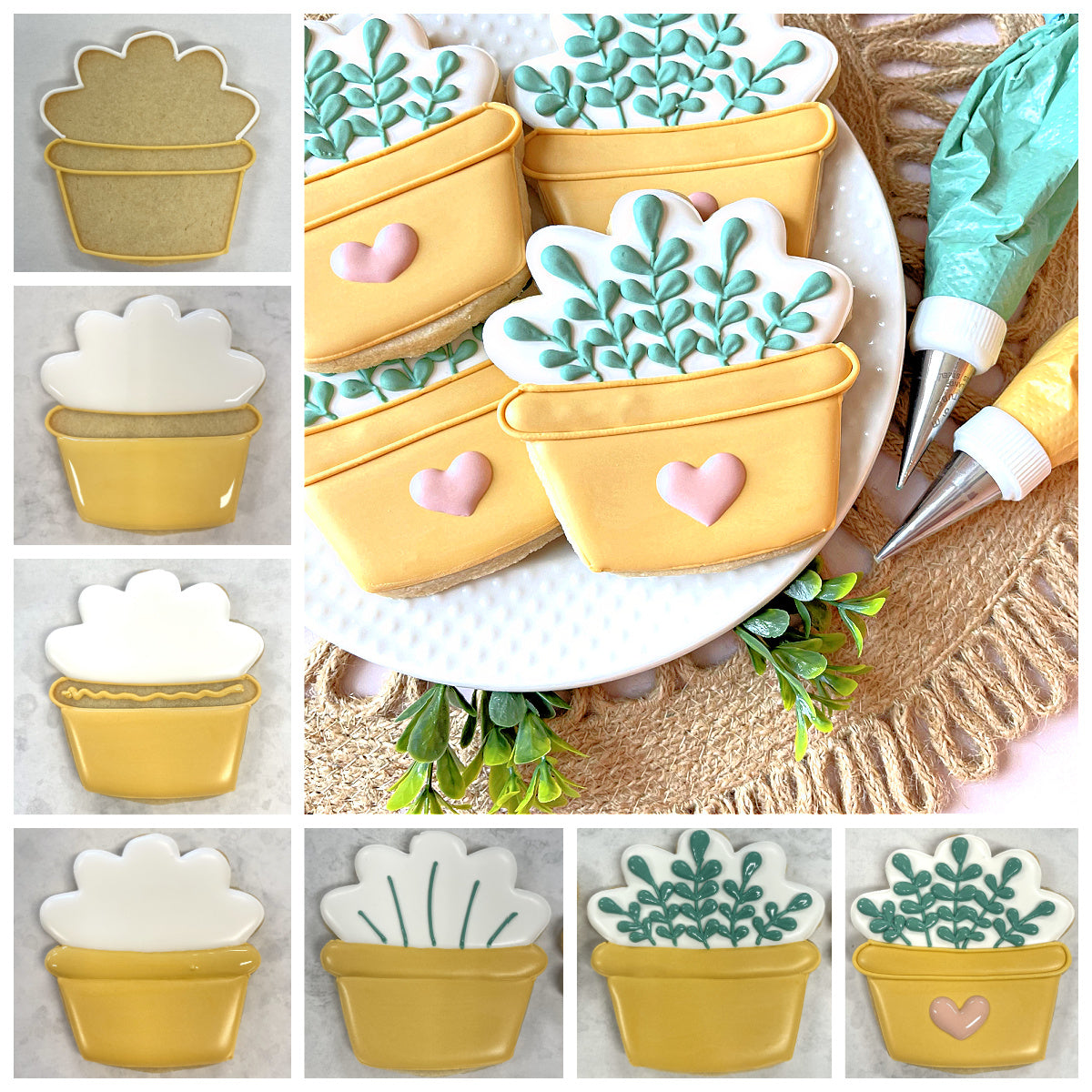 Cozy House Plant Cookie Cutter – The Flour Box
