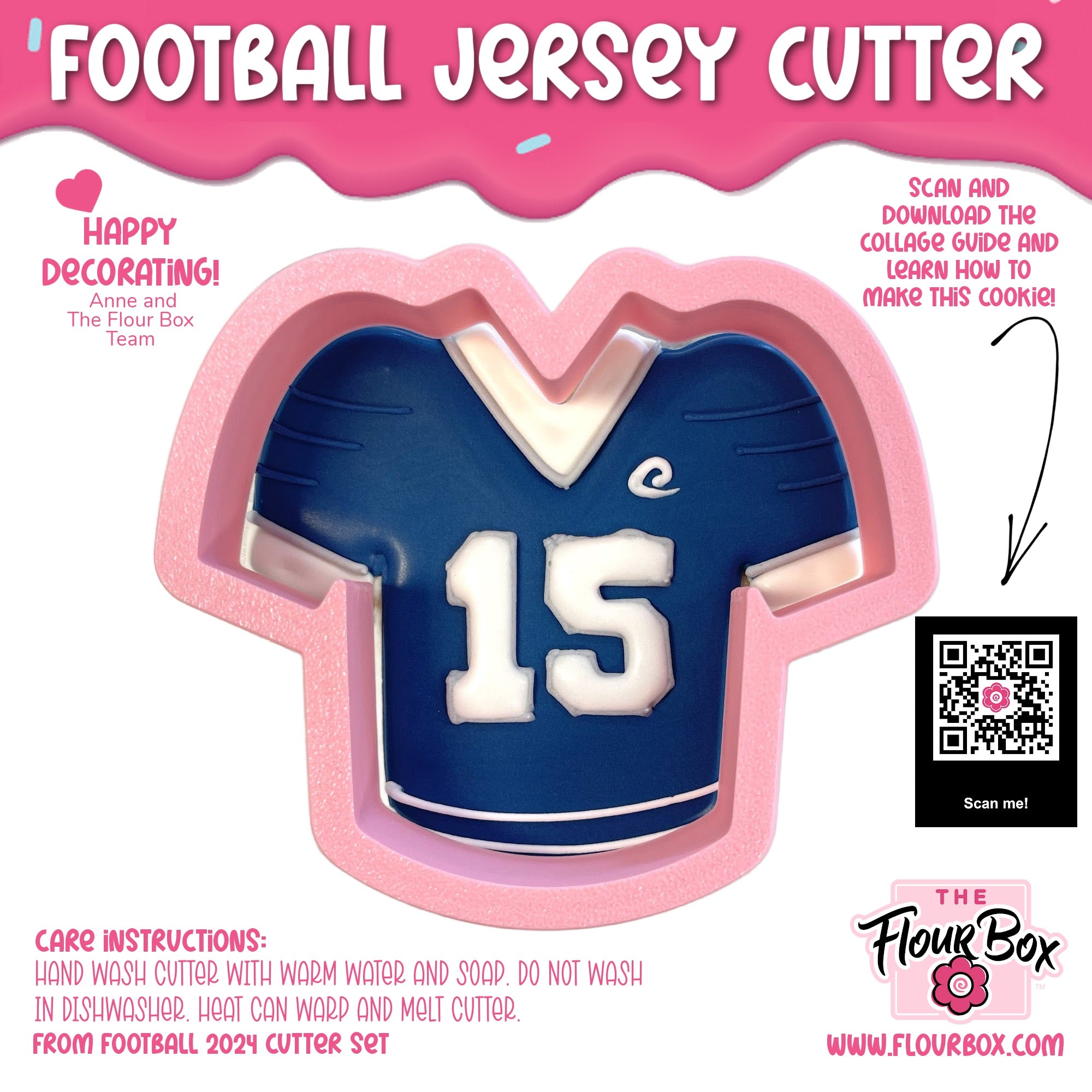 Football Jersey Cookie Cutter – The Flour Box