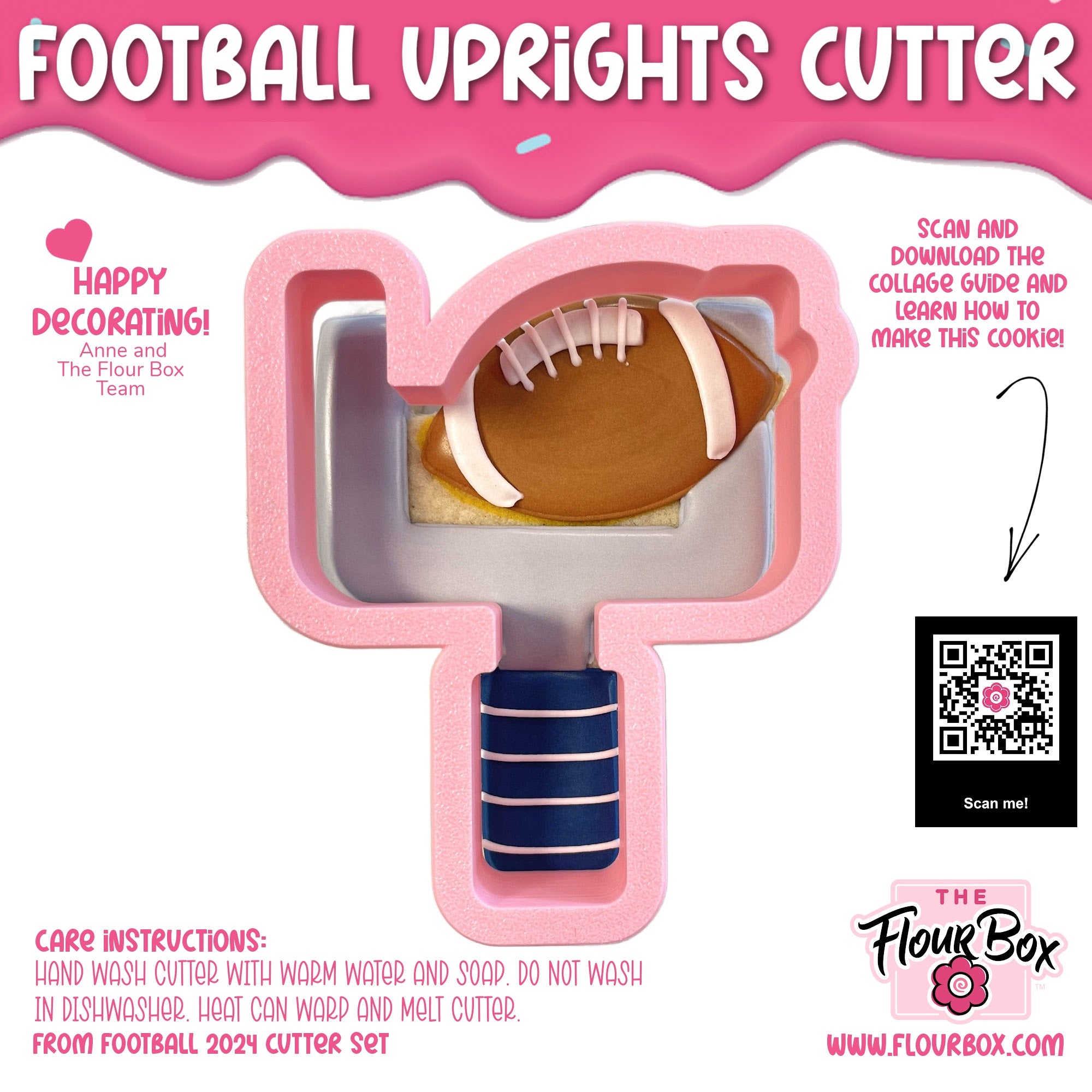 Football Uprights Cookie Cutter – The Flour Box