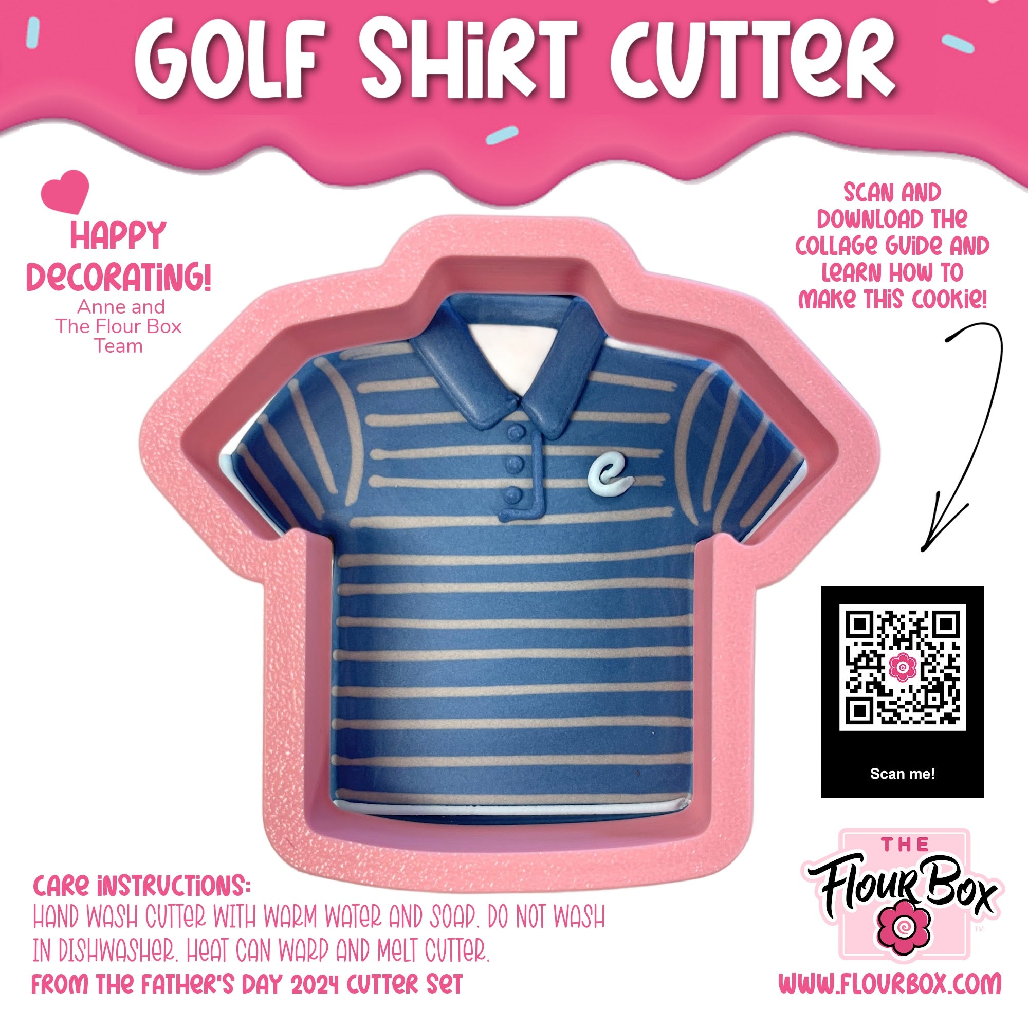 Golf Shirt Cookie Cutter – The Flour Box