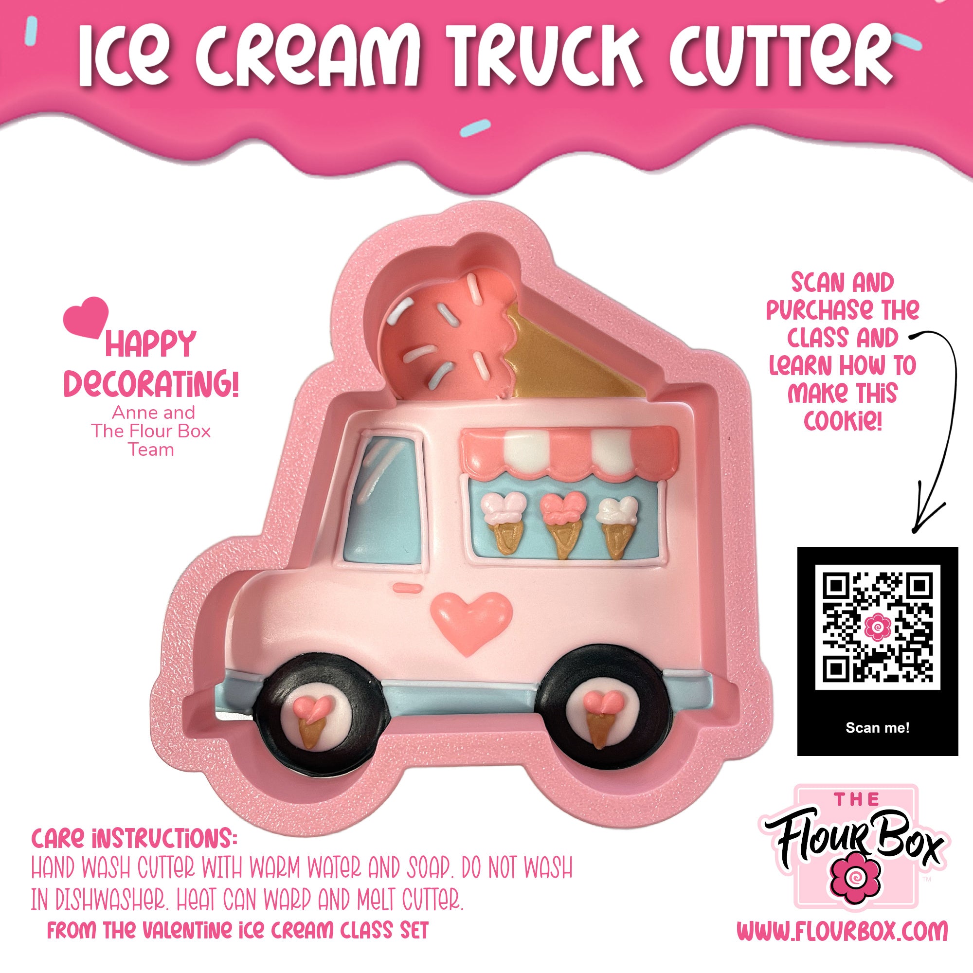 Ice Cream Truck Cookie Cutter – The Flour Box