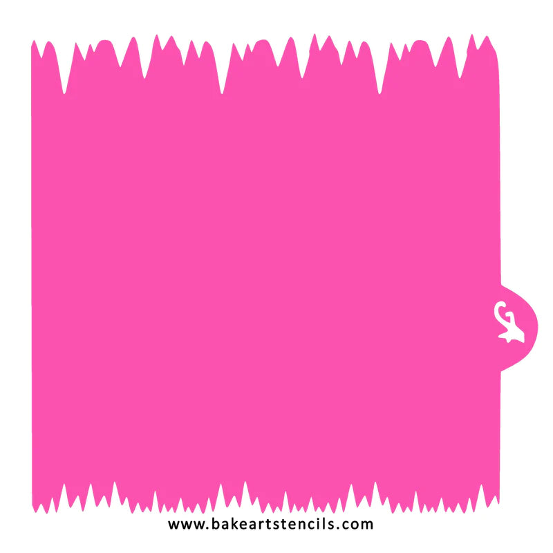 Icicles Edger BakeArt Stencil – The Flour Box