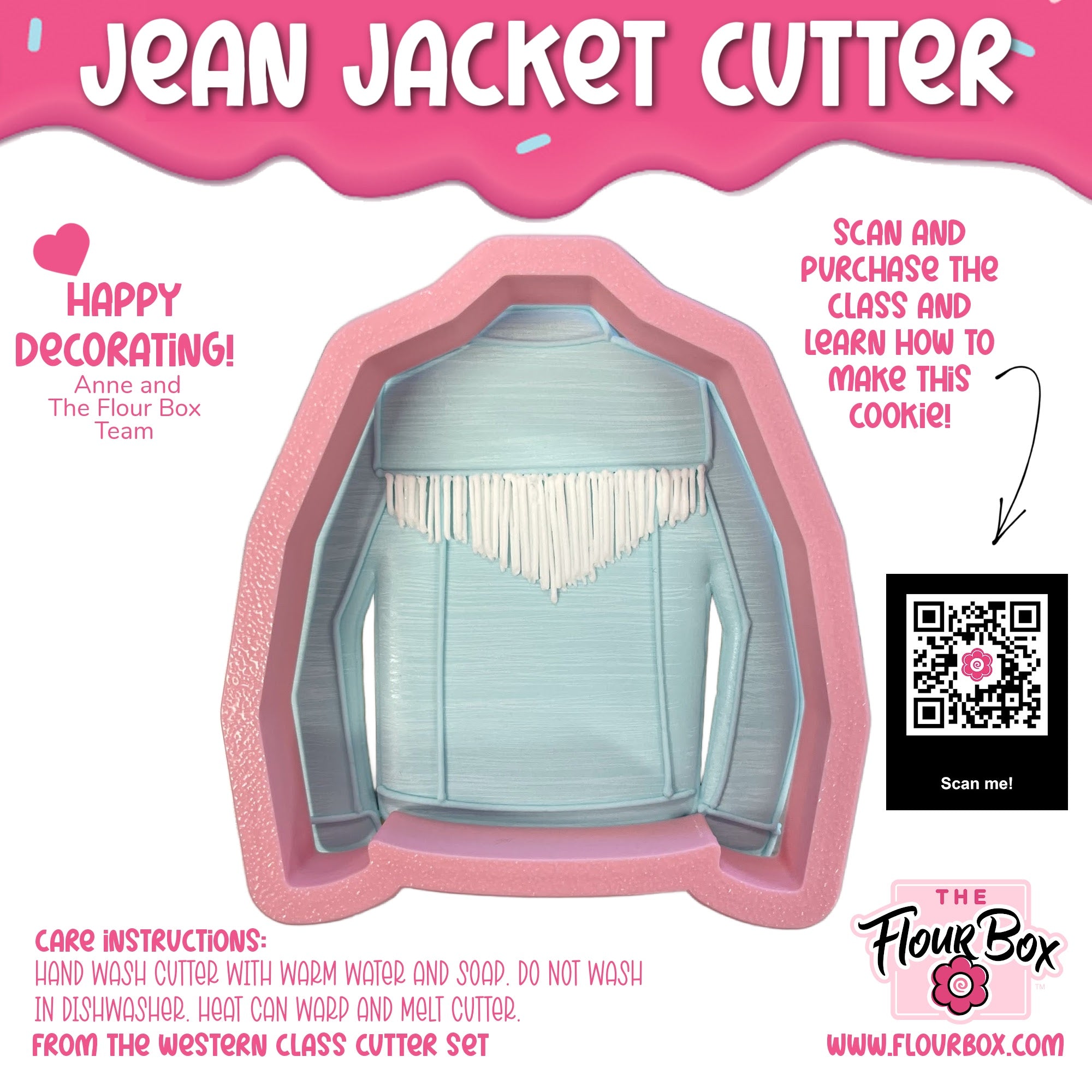 Jean Jacket Cookie Cutter – The Flour Box
