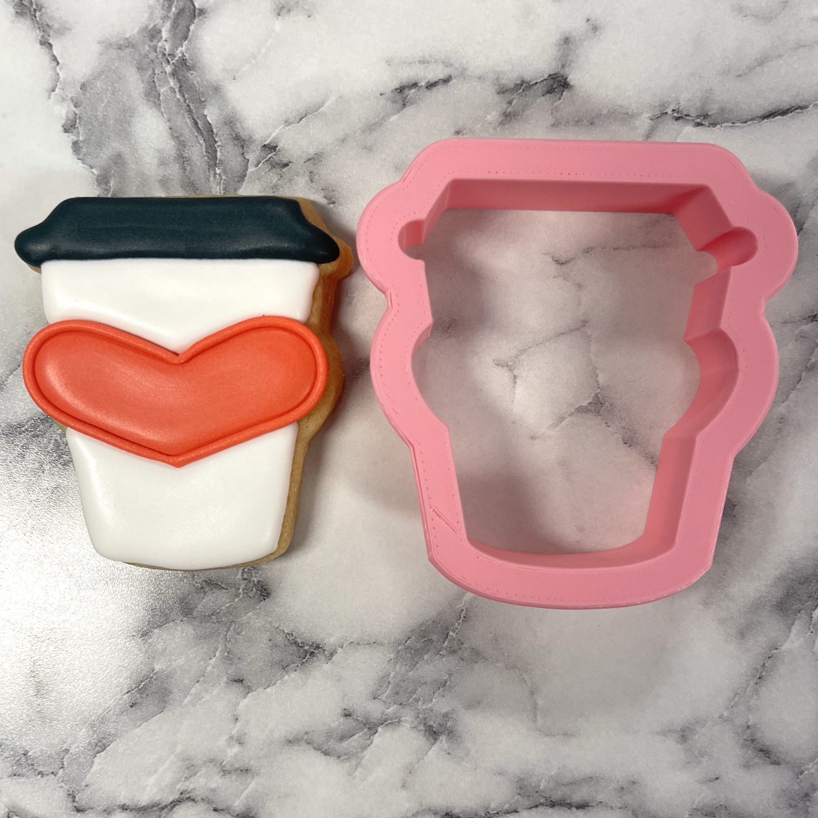 MINI Latte with Heart Cookie Cutter – The Flour Box
