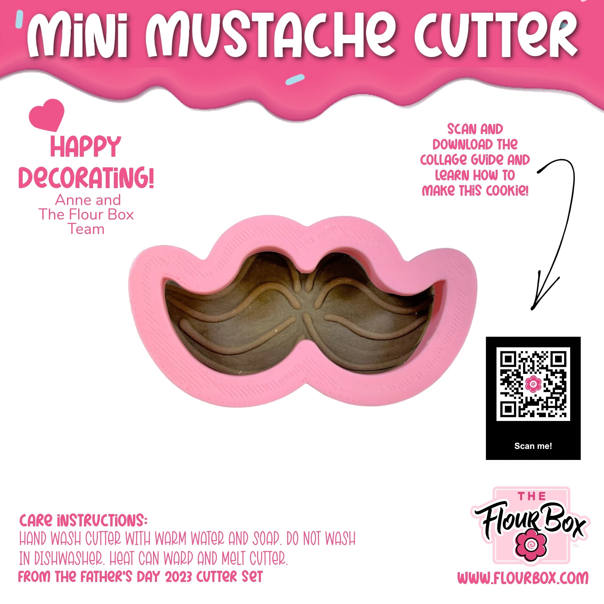 Mini Mustache Cookie Cutter – The Flour Box
