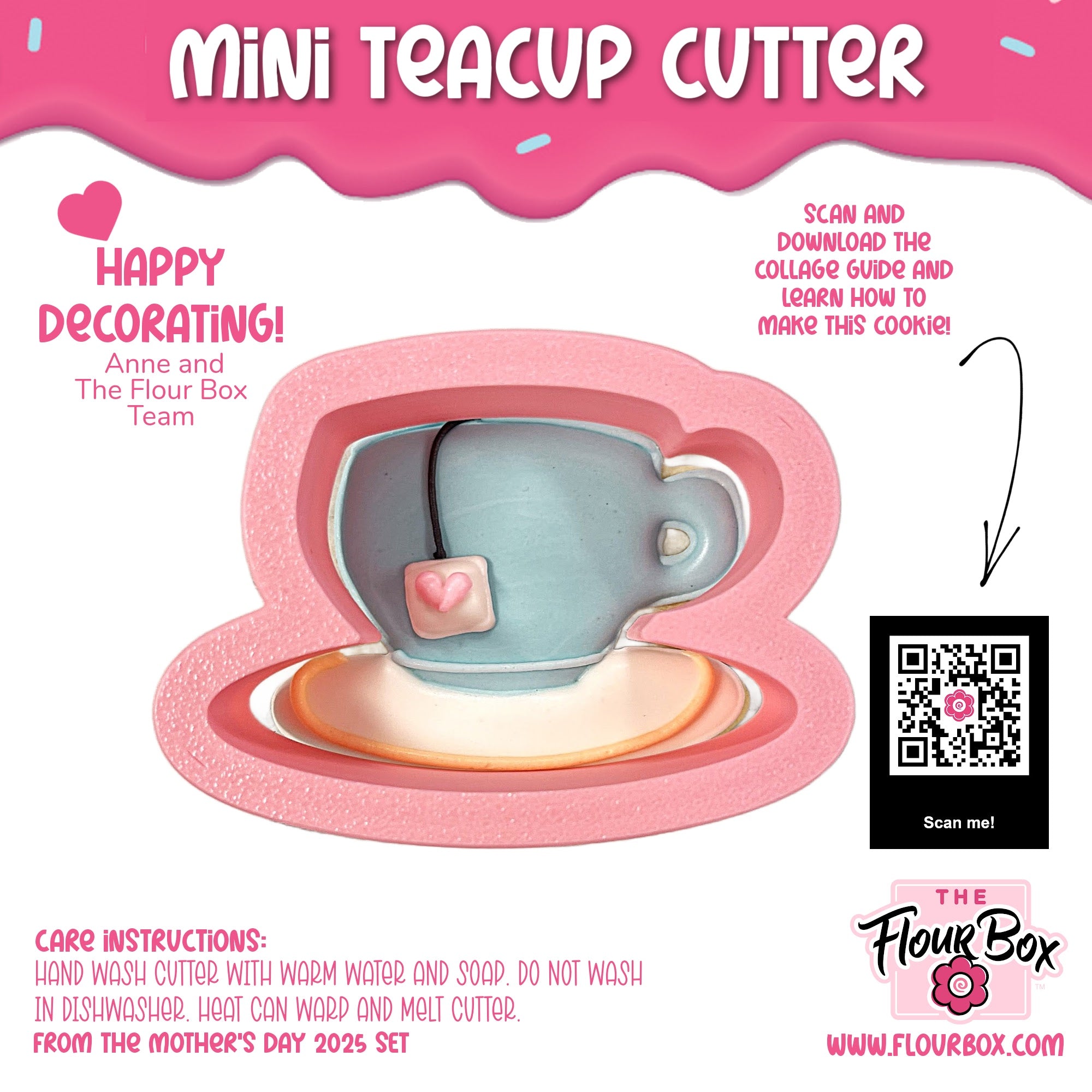 Mini Teacup Cookie Cutter – The Flour Box
