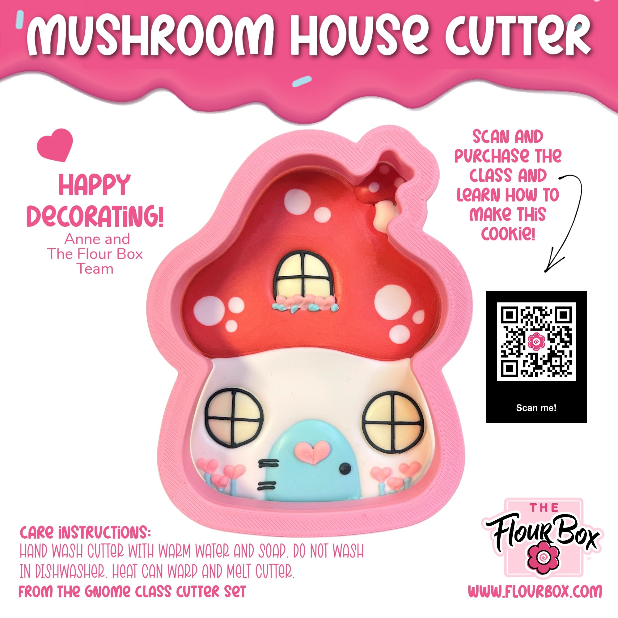 Mushroom House Cookie Cutter – The Flour Box