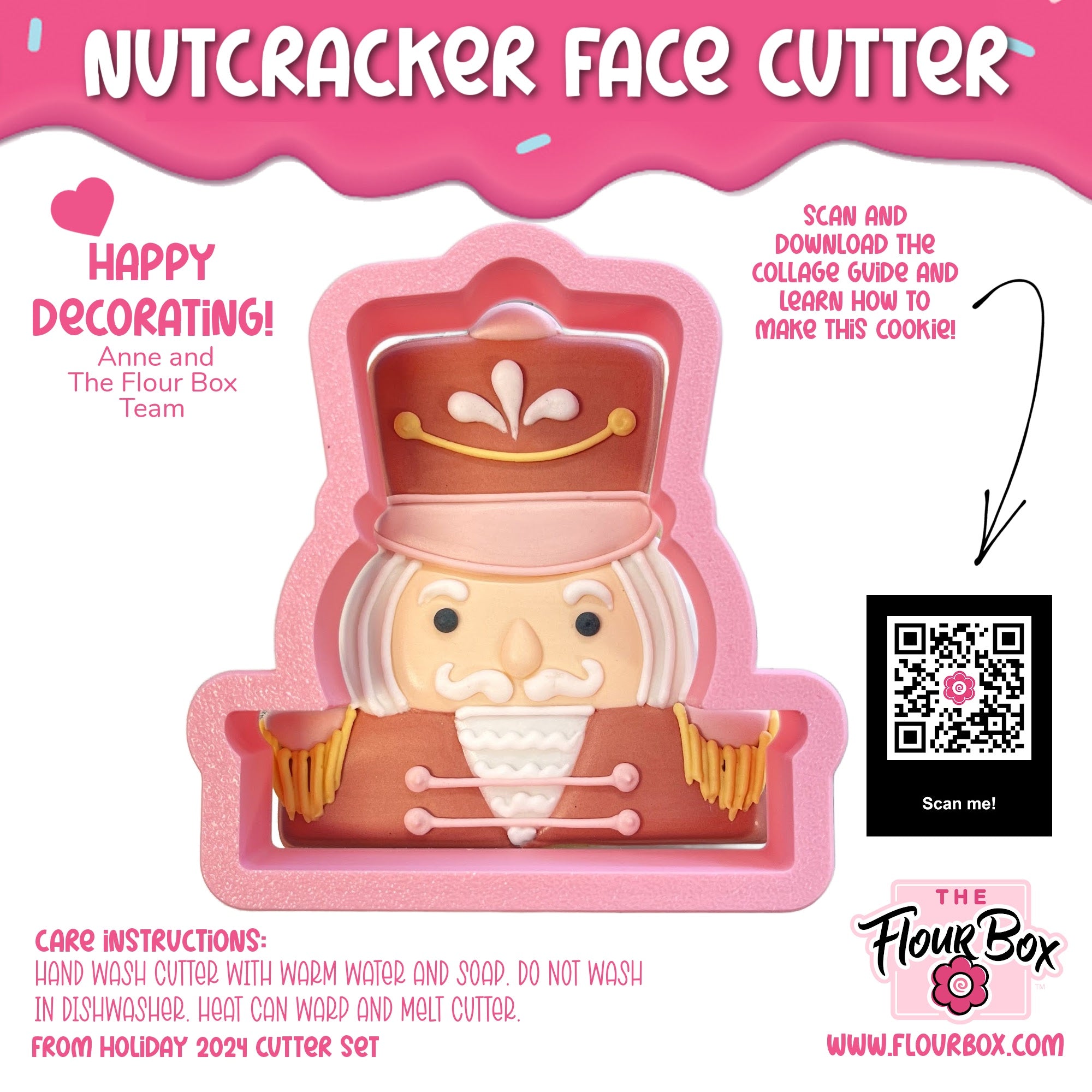 Nutcracker Face Cookie Cutter – The Flour Box