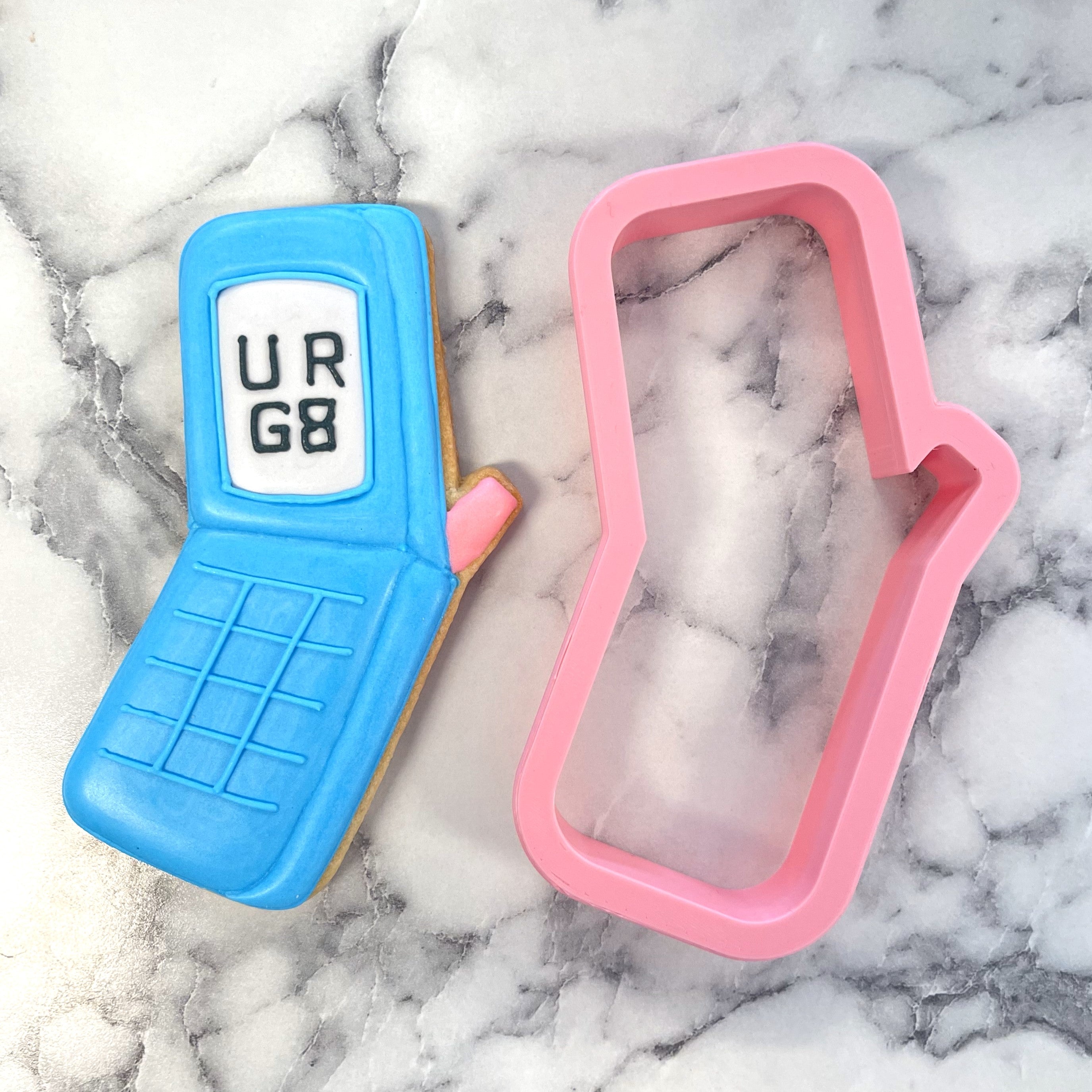 Retro Flip Phone Cookie Cutter – The Flour Box