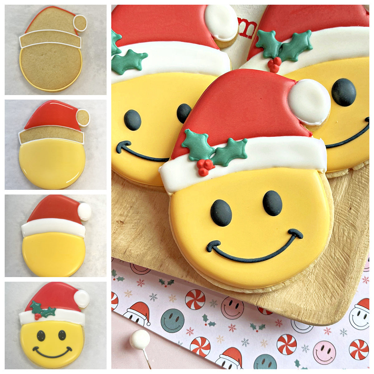 Smiley Santa Cookie Cutter – The Flour Box