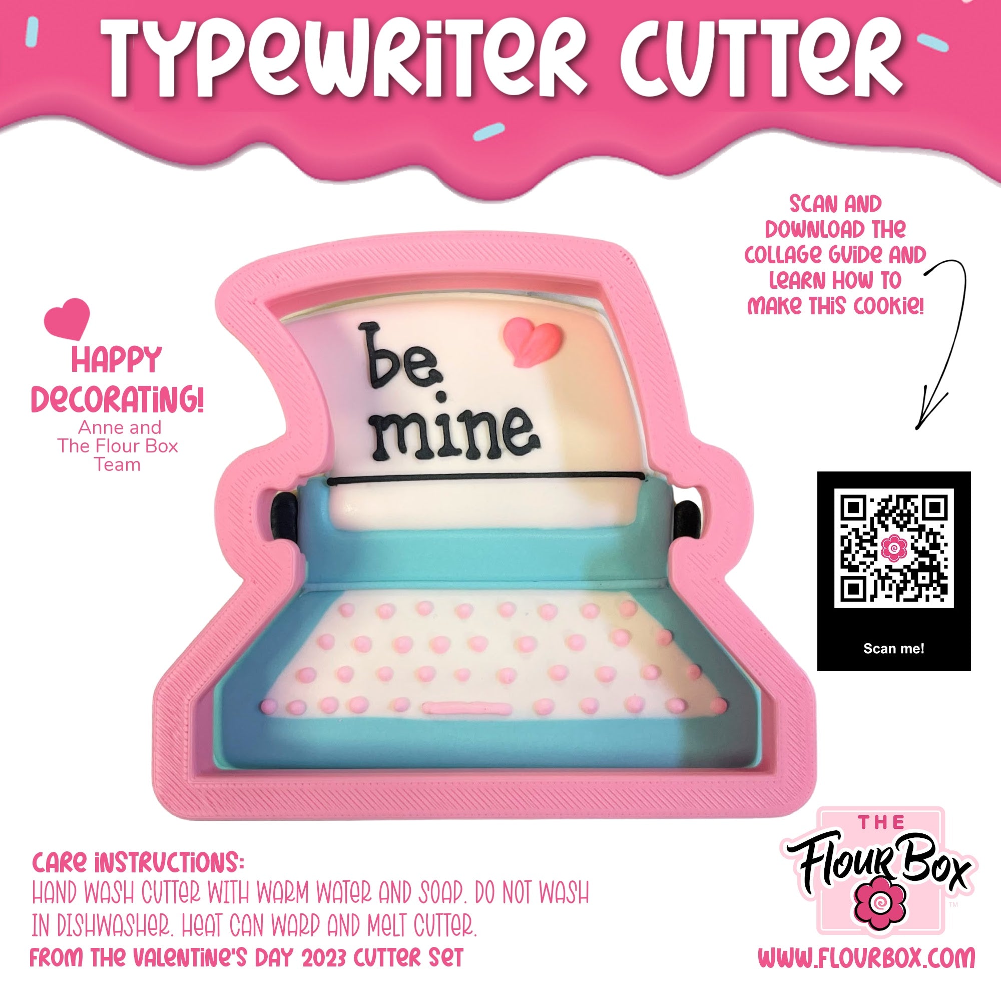 Typewriter Cookie Cutter – The Flour Box