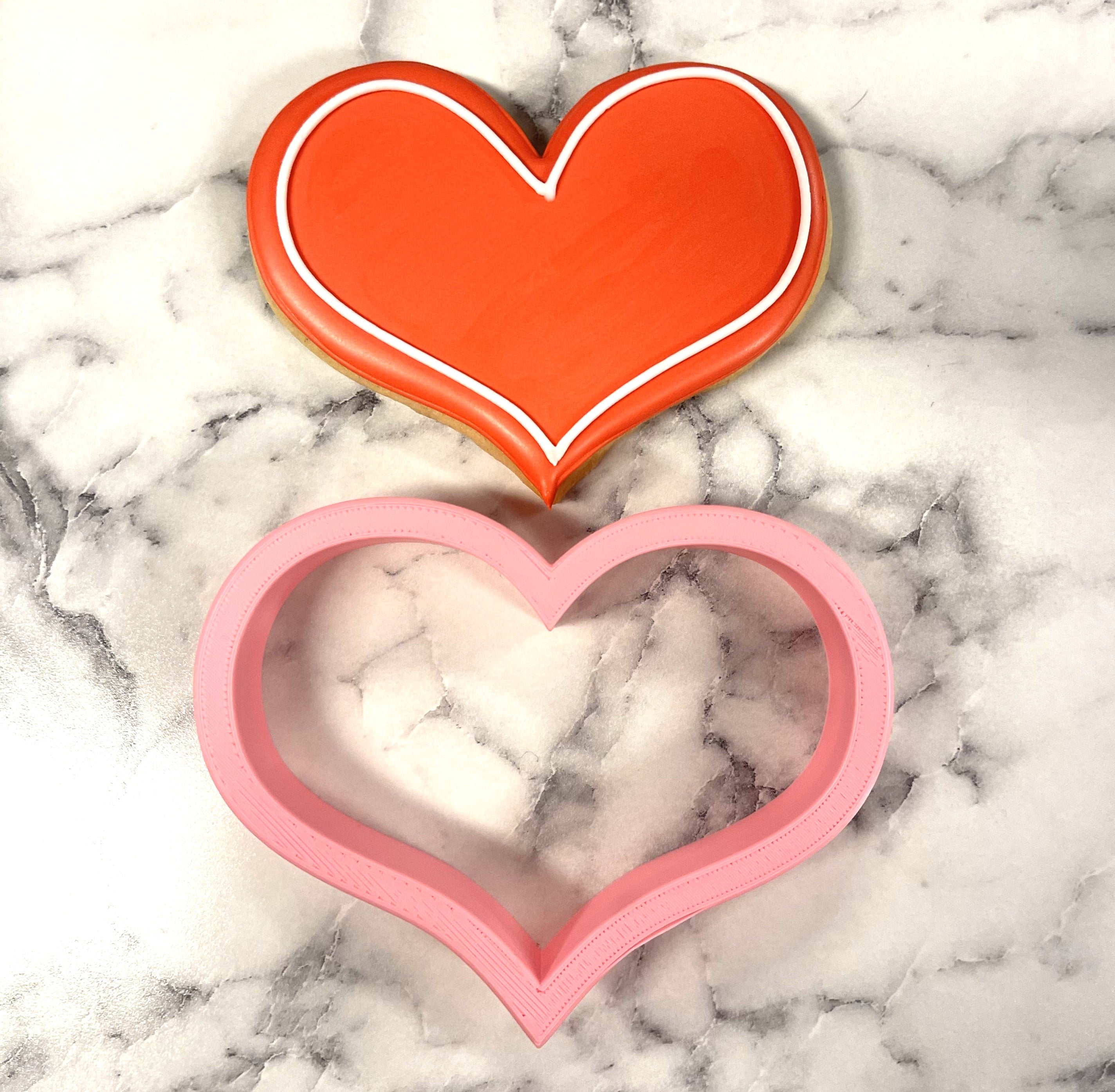 Heart Wide Cookie Cutter – The Flour Box