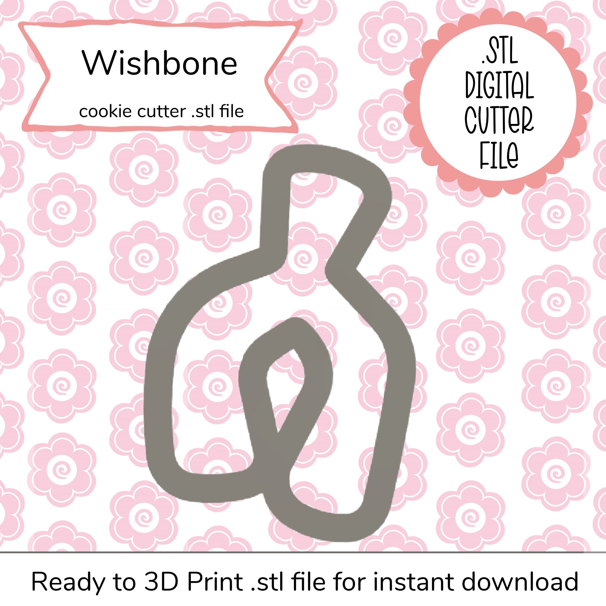 Wishbone Cutter STL File (digital file) – The Flour Box