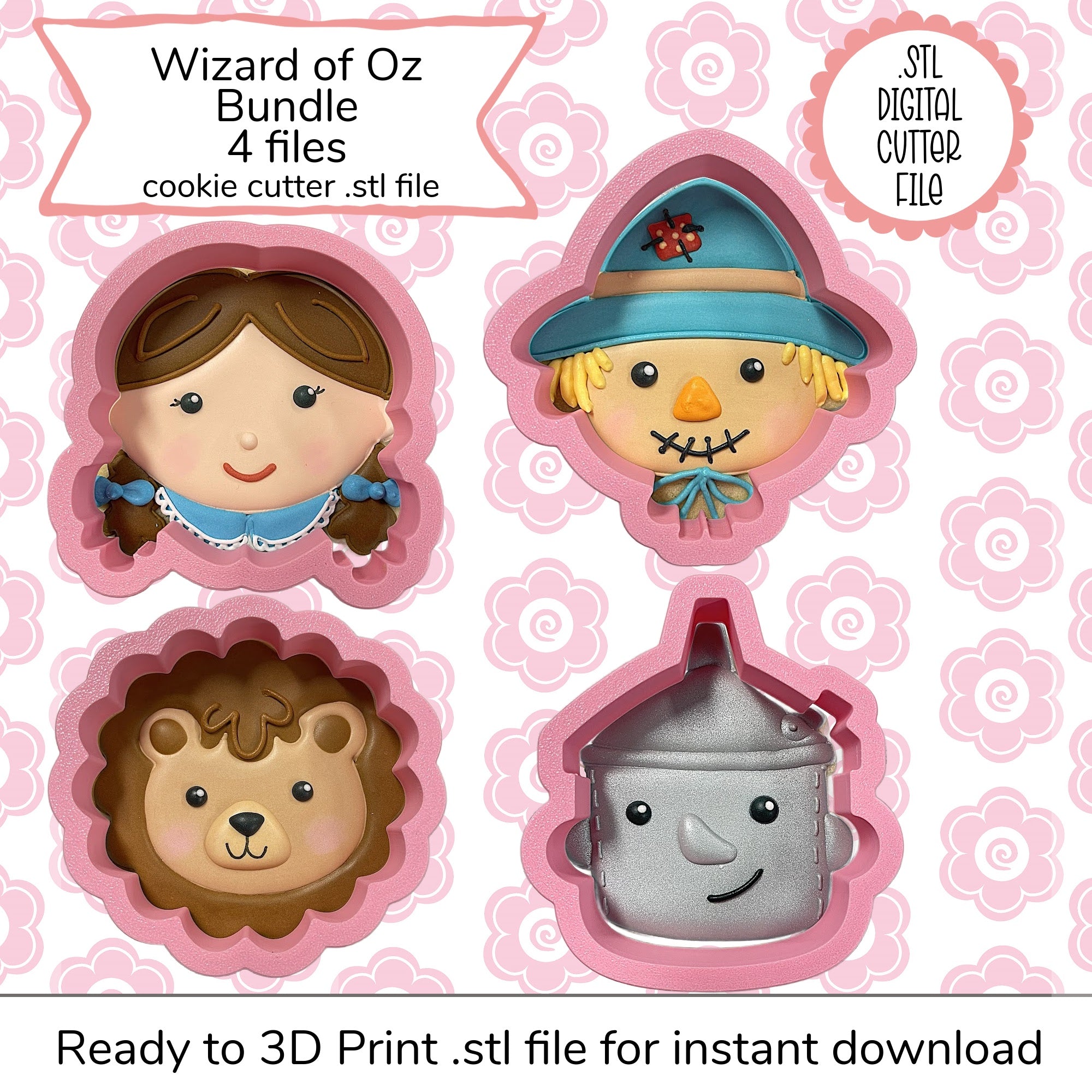 Wizard of OZ Cutter Bundle STL Files (digital file) – The Flour Box