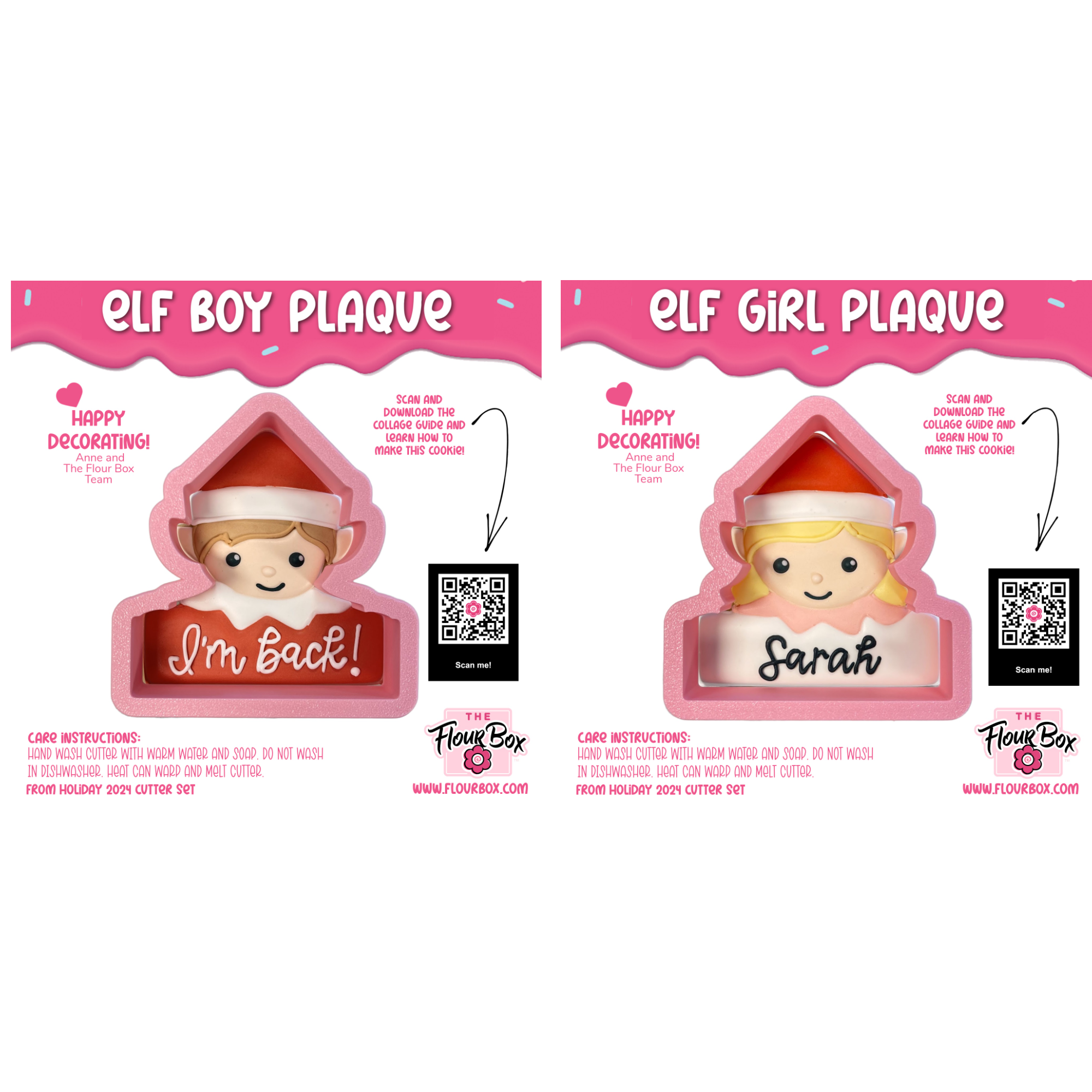 Elf Plaque Cookie Cutter Bundle – The Flour Box