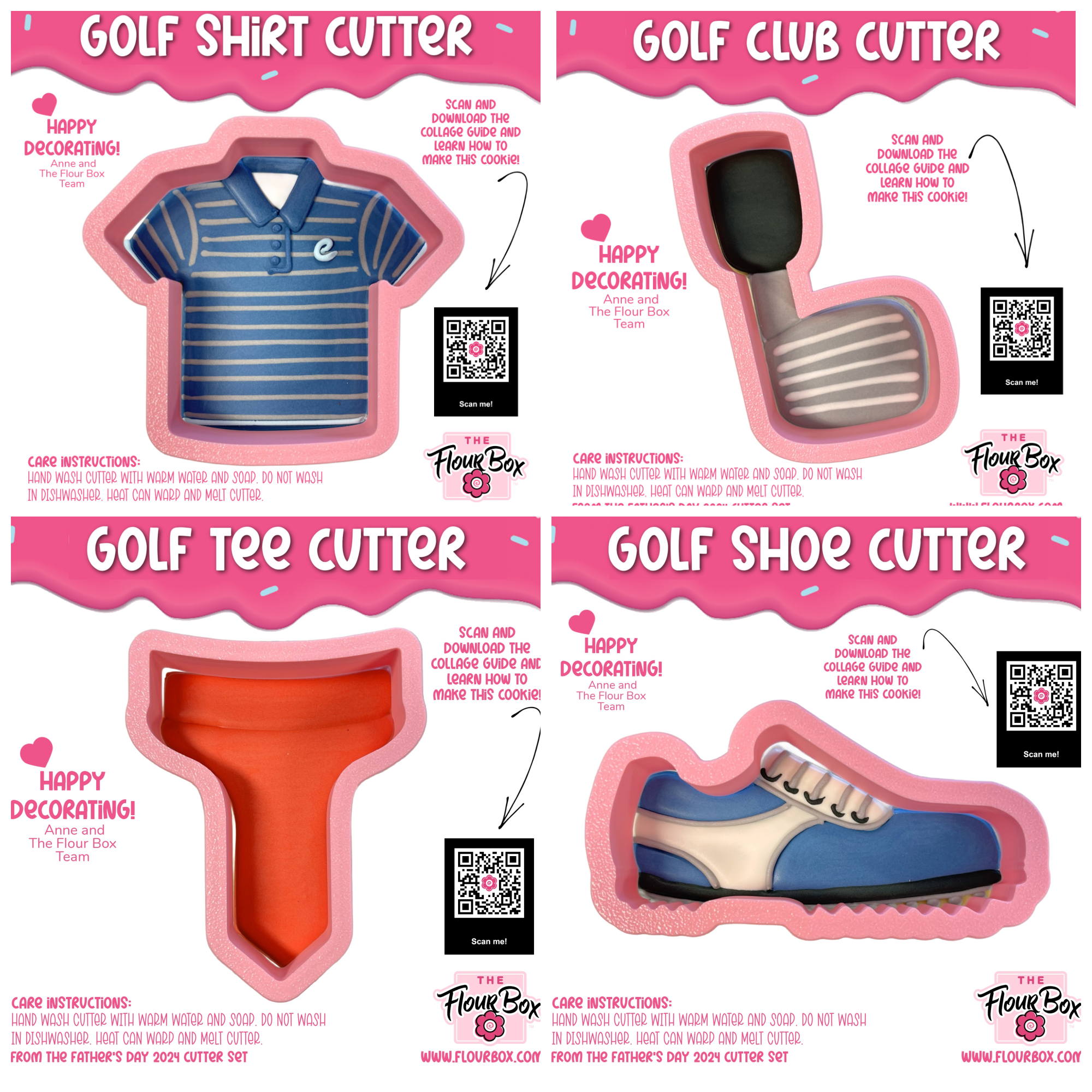 Golf 2.0 Cookie Cutter Bundle – The Flour Box