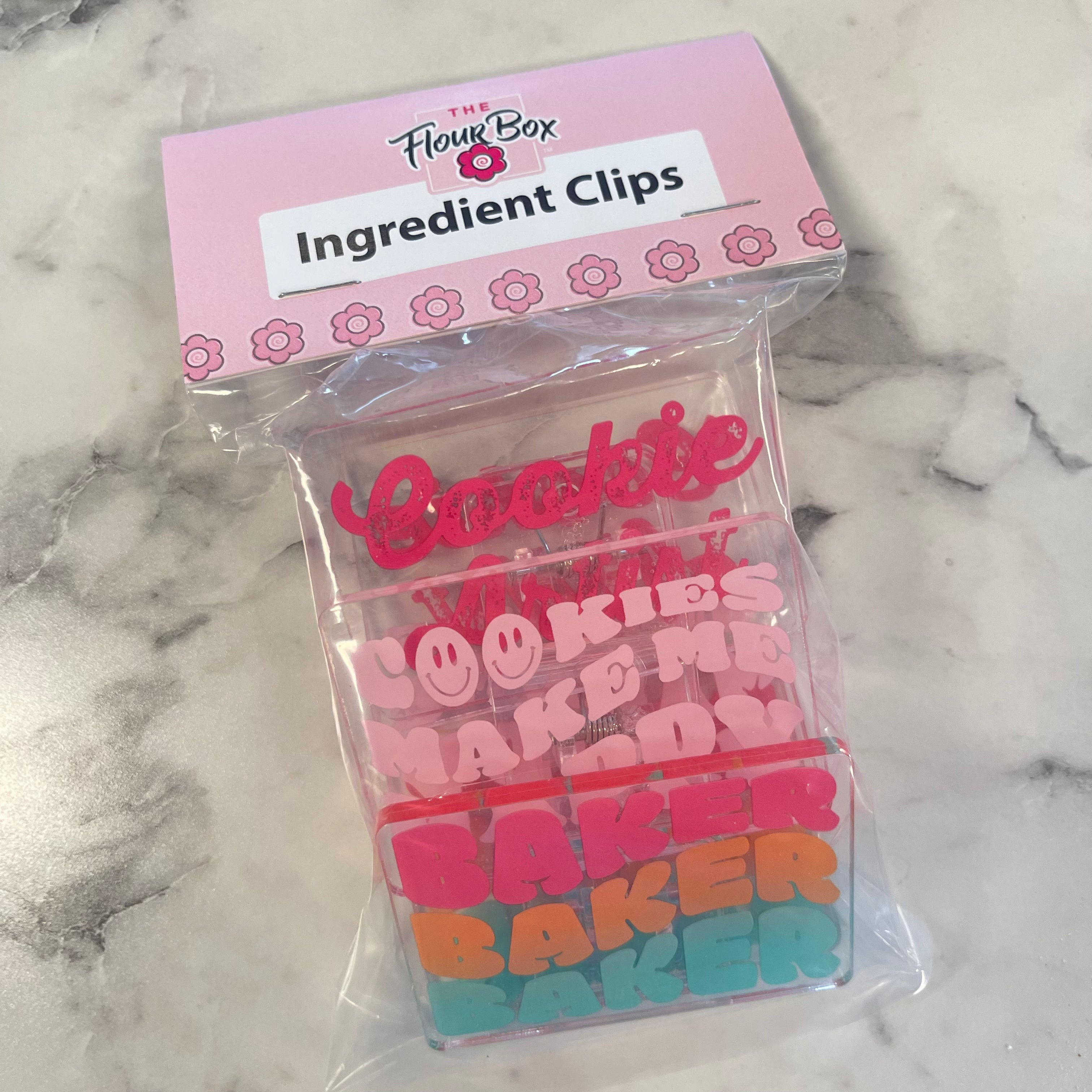 Flour Box Ingredient Clips – The Flour Box