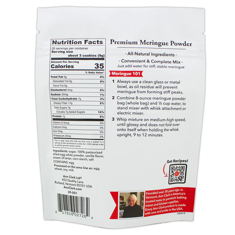 Meringue Powder 8oz from Ann Clark – The Flour Box
