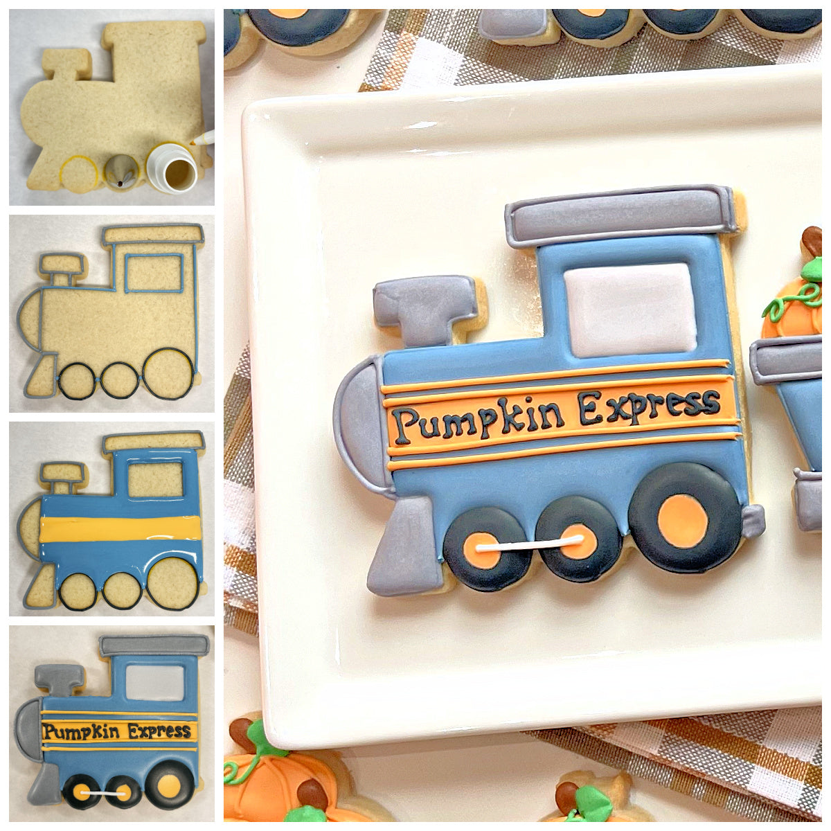 Pumpkin Train Engine Cookie Cutter – The Flour Box