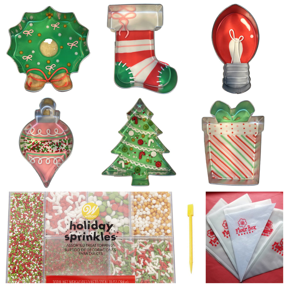 How to Decorate SIX Christmastime Cookies – The Flour Box