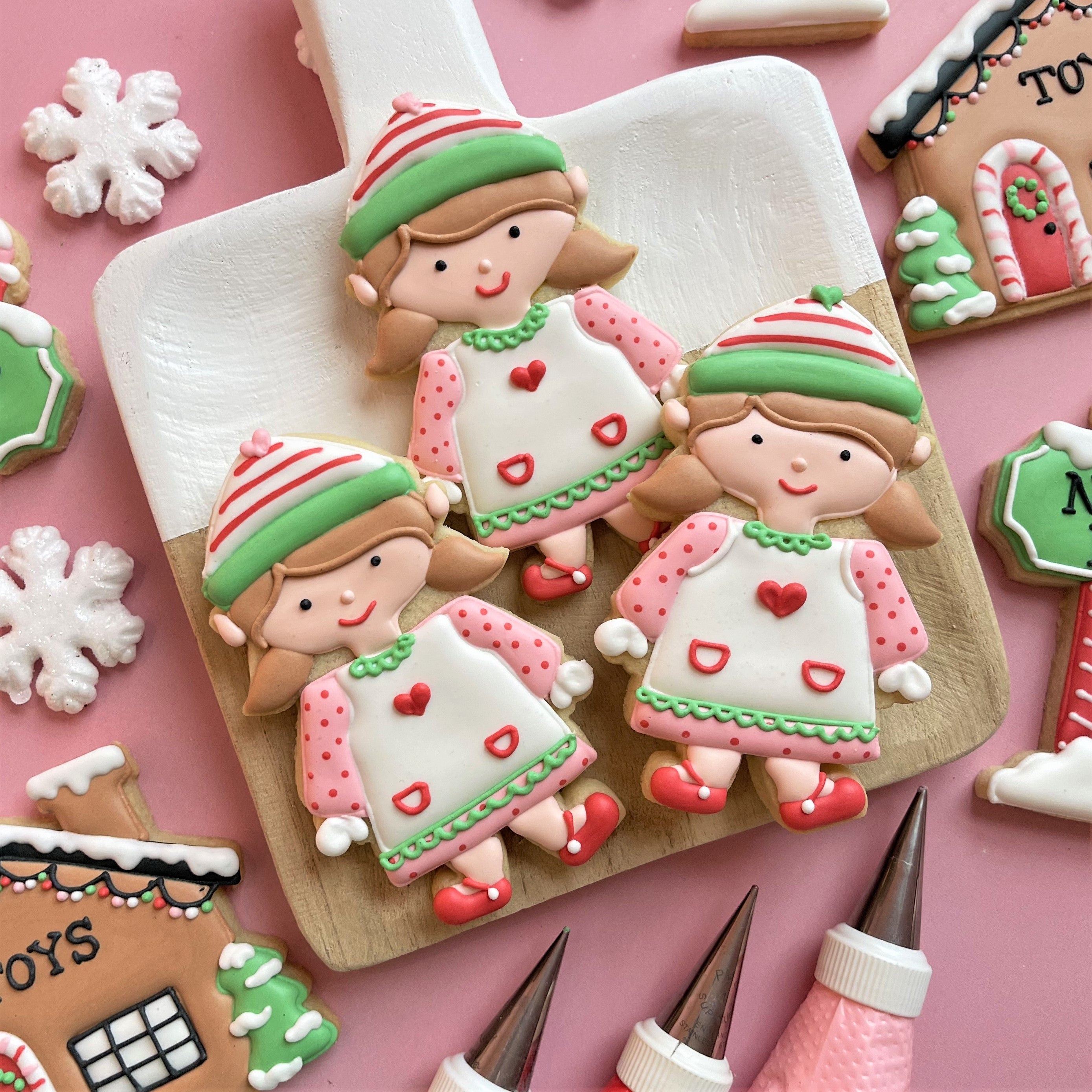 Elf Girl Cookie Cutter – The Flour Box