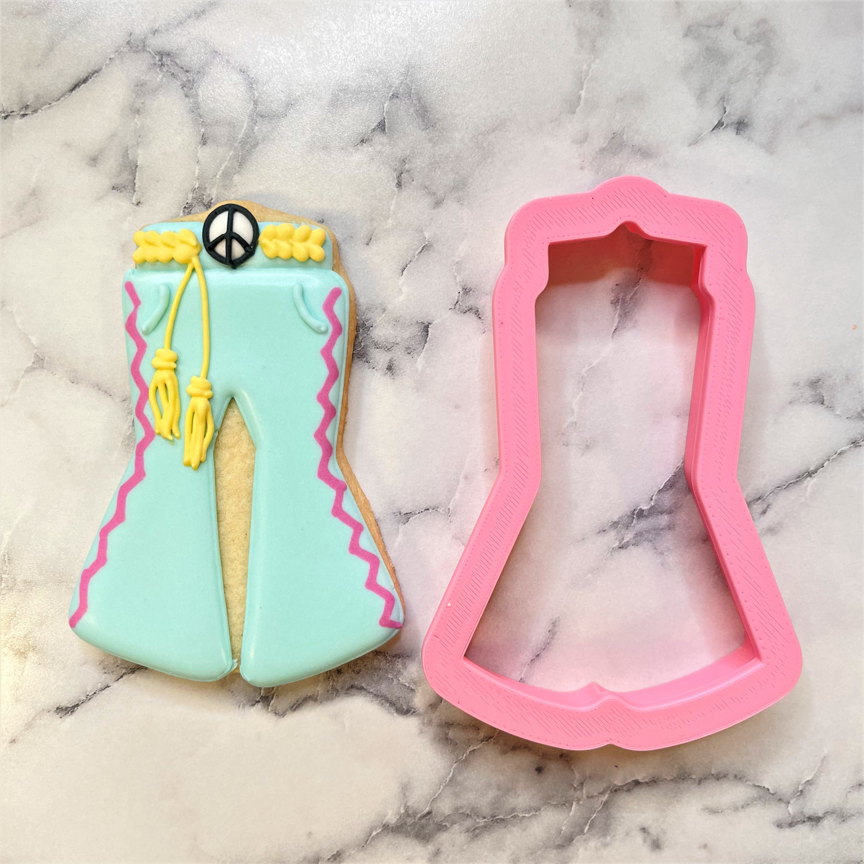 Groovy Bell-Bottoms Cookie Cutter – The Flour Box