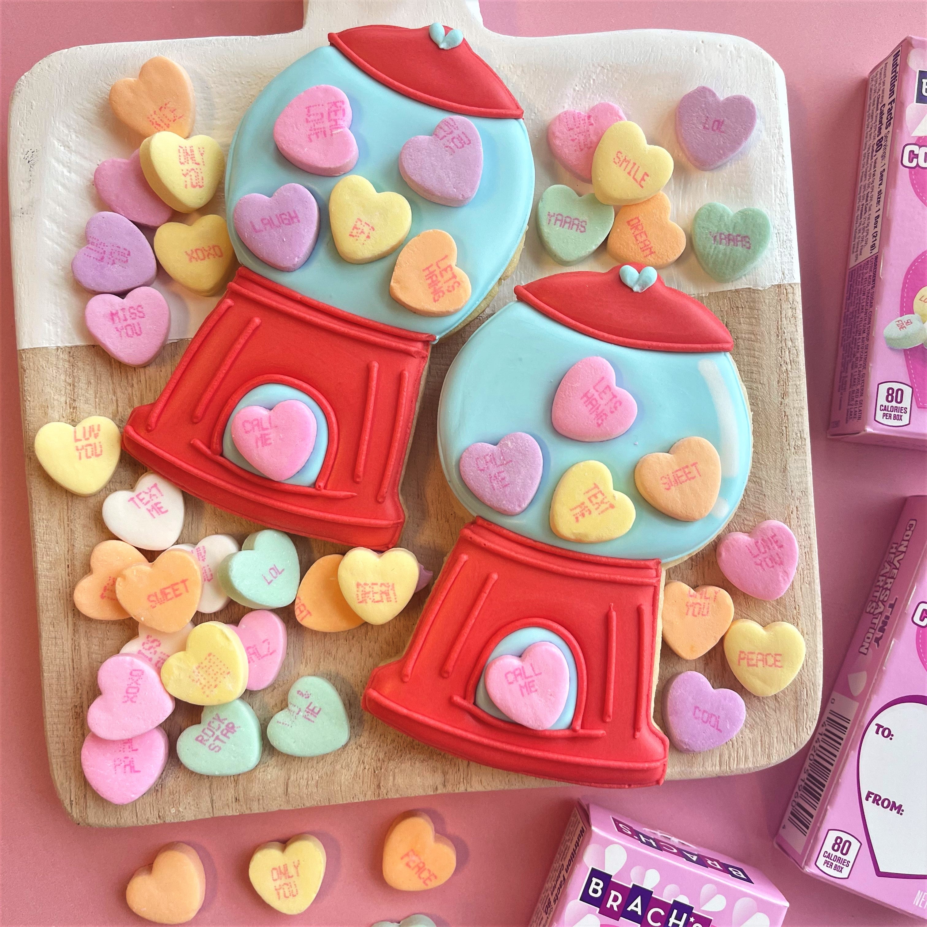 Gumball Machine Box Valentine's Day; Gumball Machine… | Life With