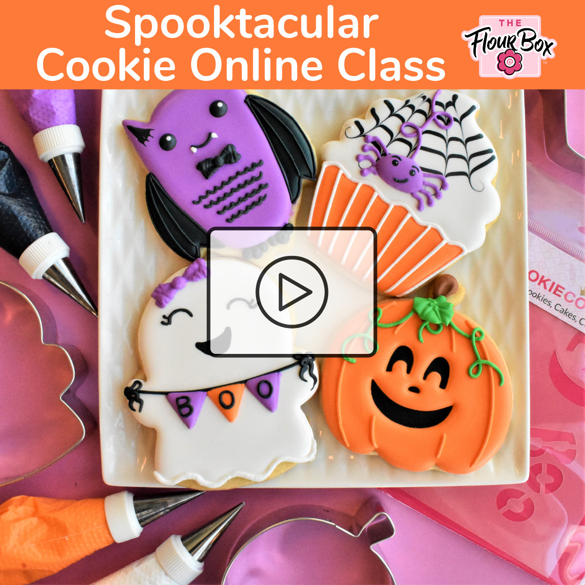 Spooktacular Online Decorating Class Recording with Optional Kit – The ...