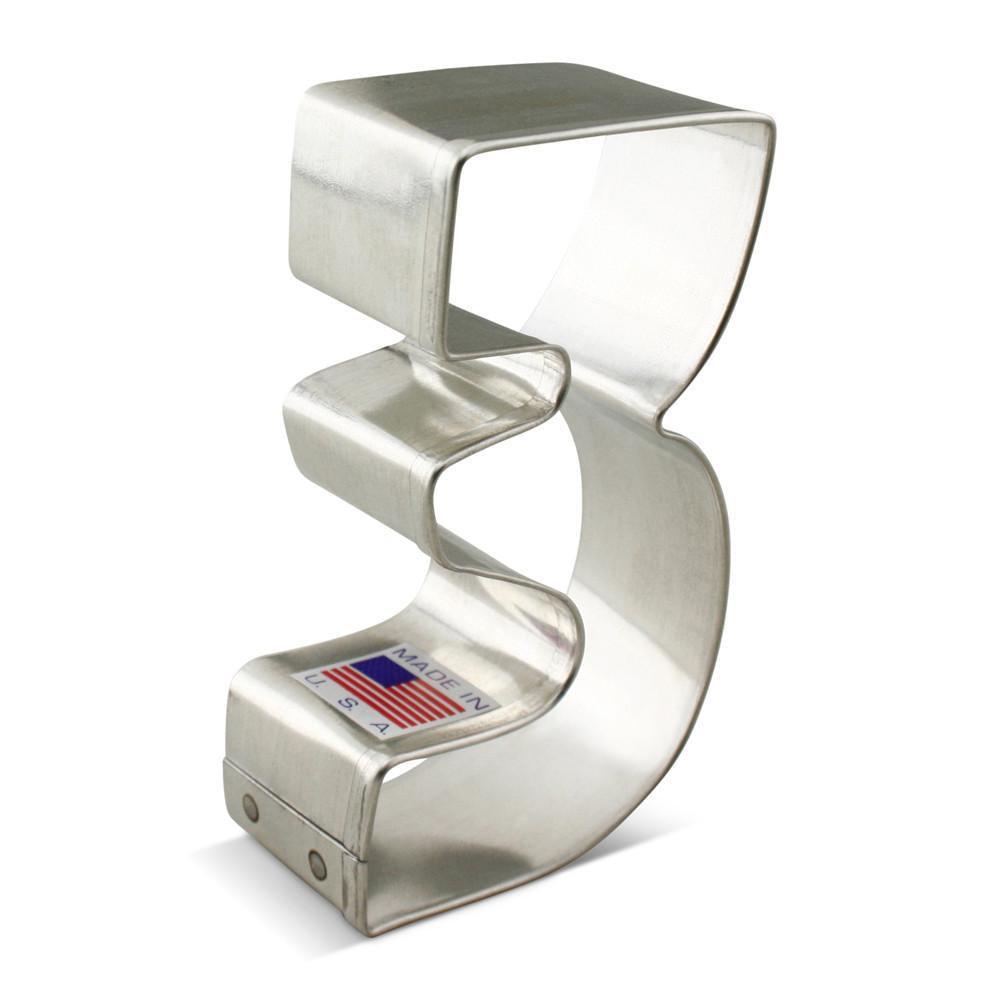 Number 3 Cookie Cutter – The Flour Box