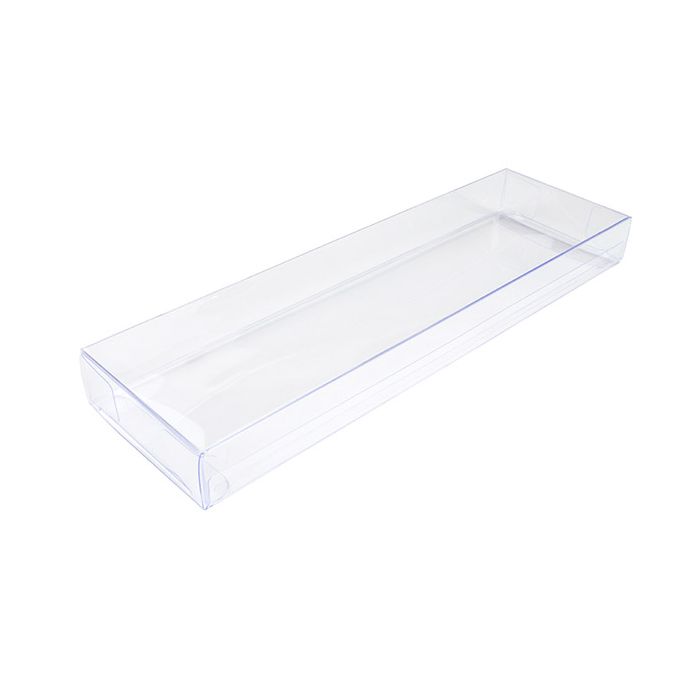 3 x 10 Long Clear Cookie Box - 25 BOXES - 3" x 1" x 10" – The Flour Box