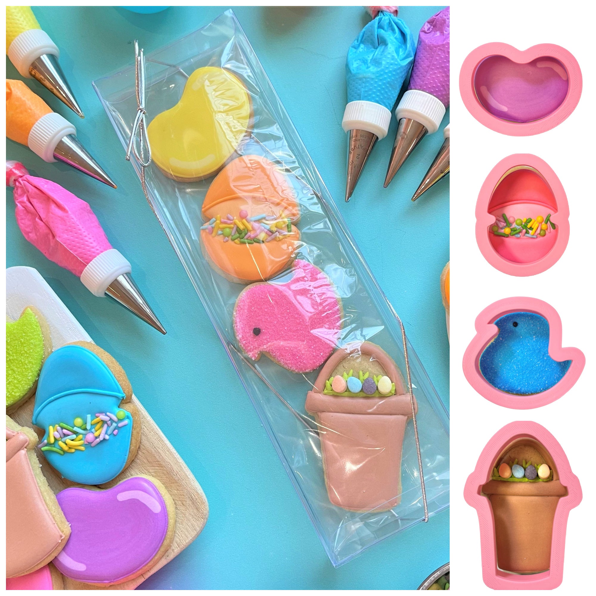 Mini Easter Candy Cookie Cutter Bundle – The Flour Box