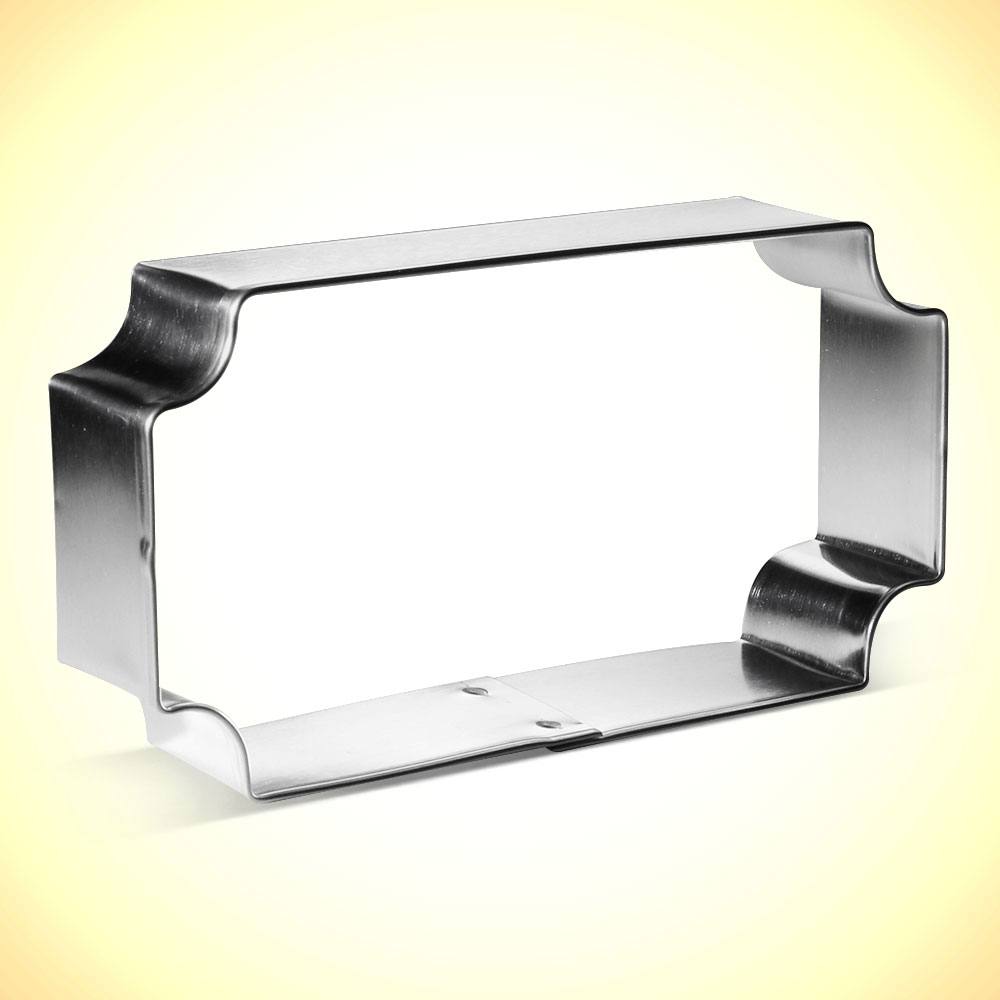 Ticket Plaque Cookie Cutter – The Flour Box